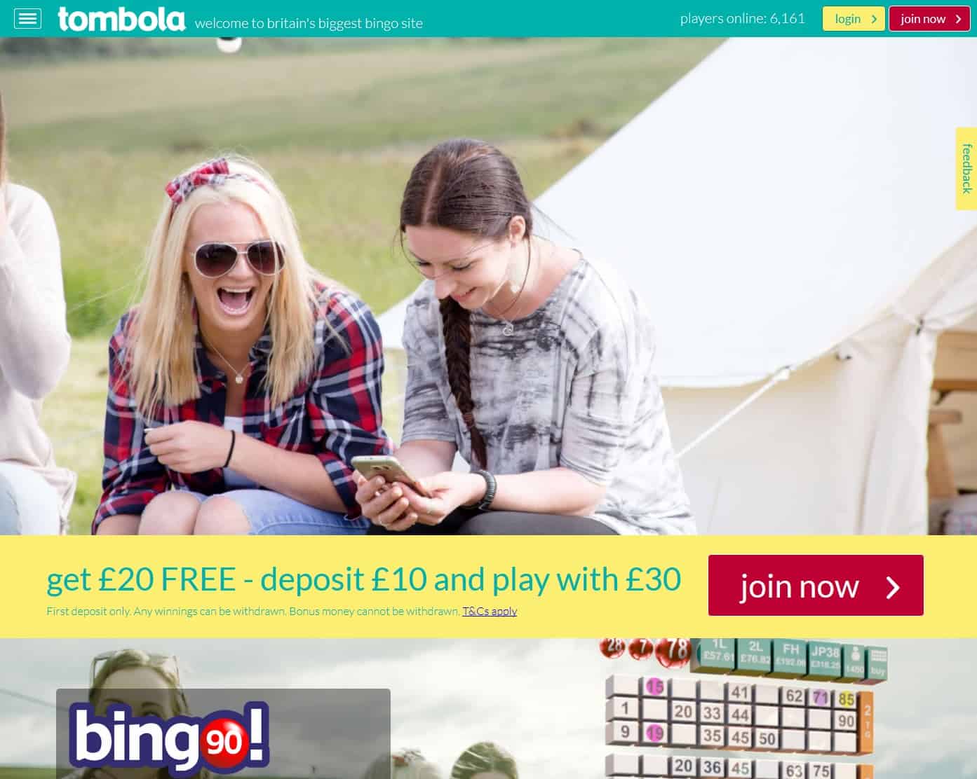 Tombola Bingo Review - Yes No Casino