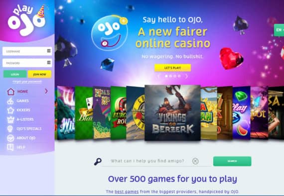 PlayOJO Casino Review - Yes No Casino